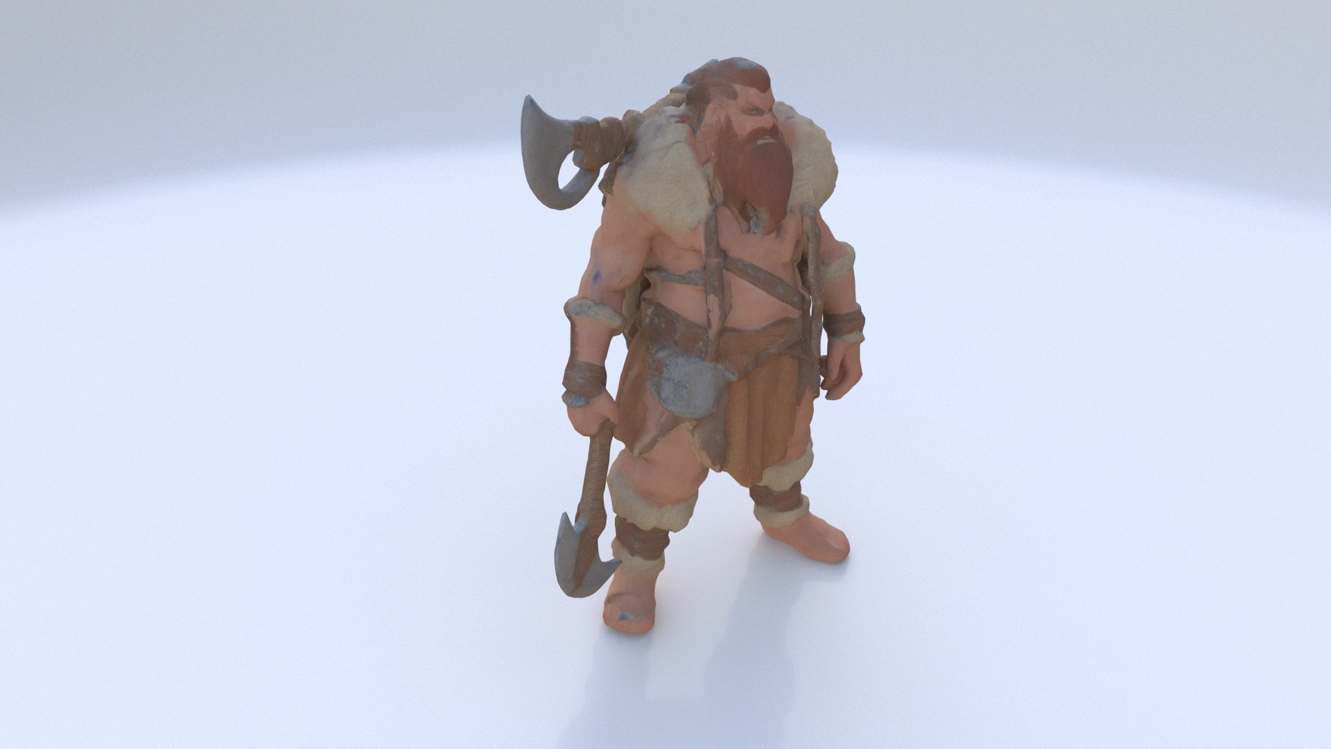 3D Barbarian 1 Model - TurboSquid 2331109