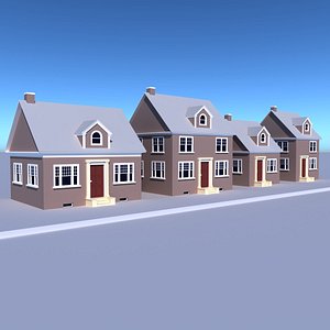 3d simple house