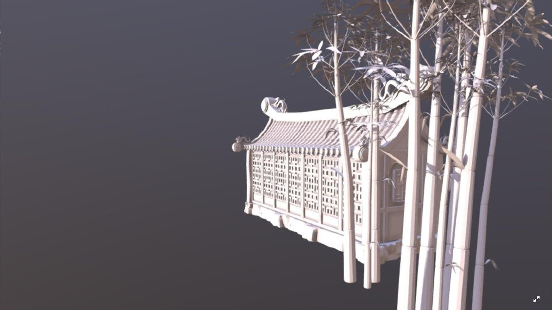 3D Fantasy Asian House - TurboSquid 2251940