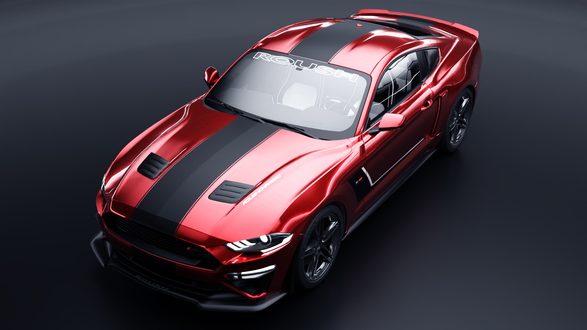 Ford Mustang ROUSH Stage 3 Model - TurboSquid 2070762