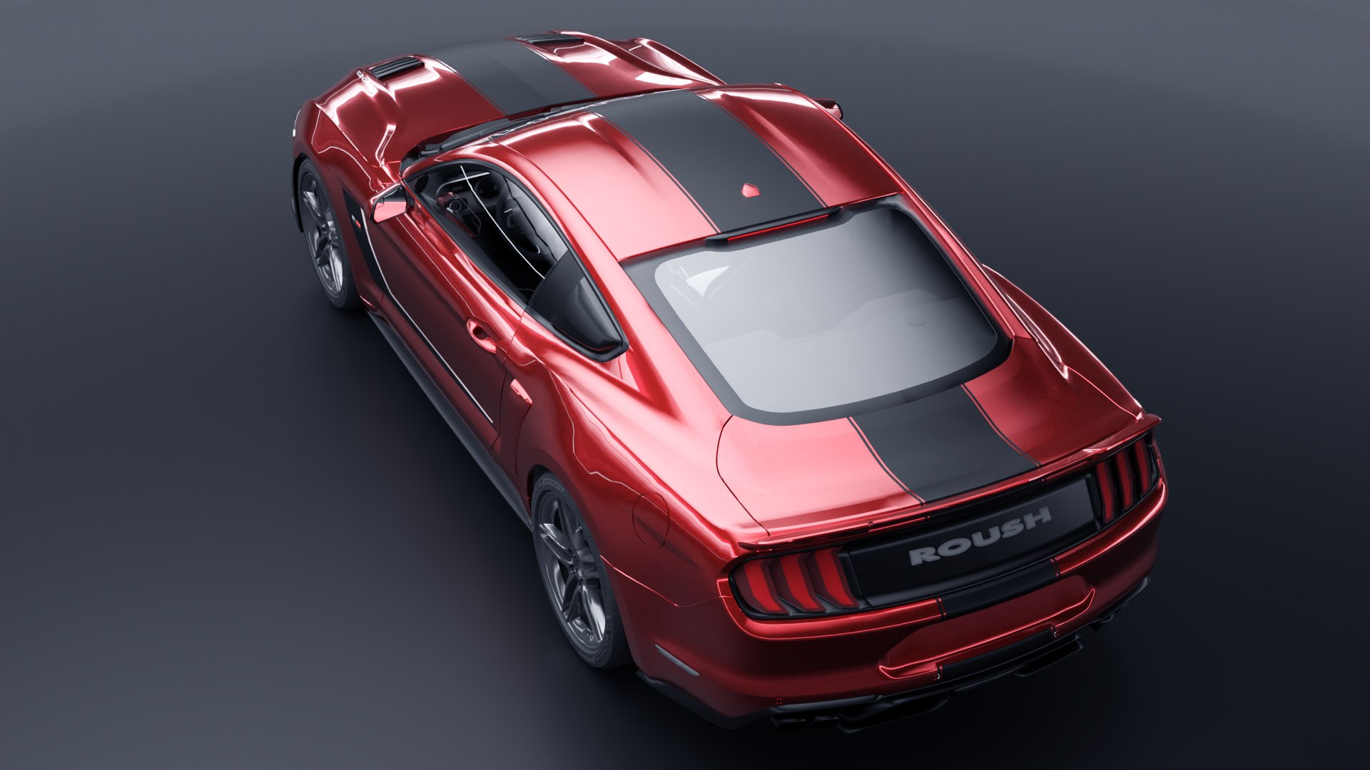 Ford Mustang ROUSH Stage 3 Model - TurboSquid 2070762