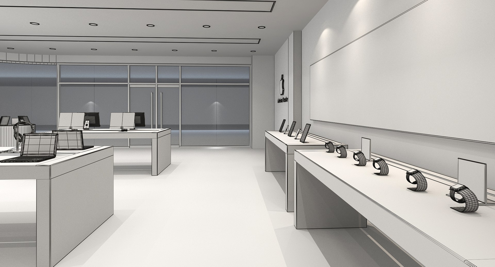 Apple Store Interior 05 3D - TurboSquid 2083301