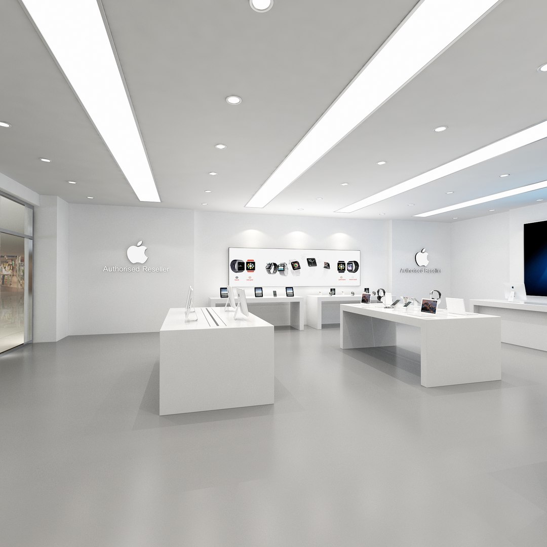 Apple Store Interior 05 3D - TurboSquid 2083301