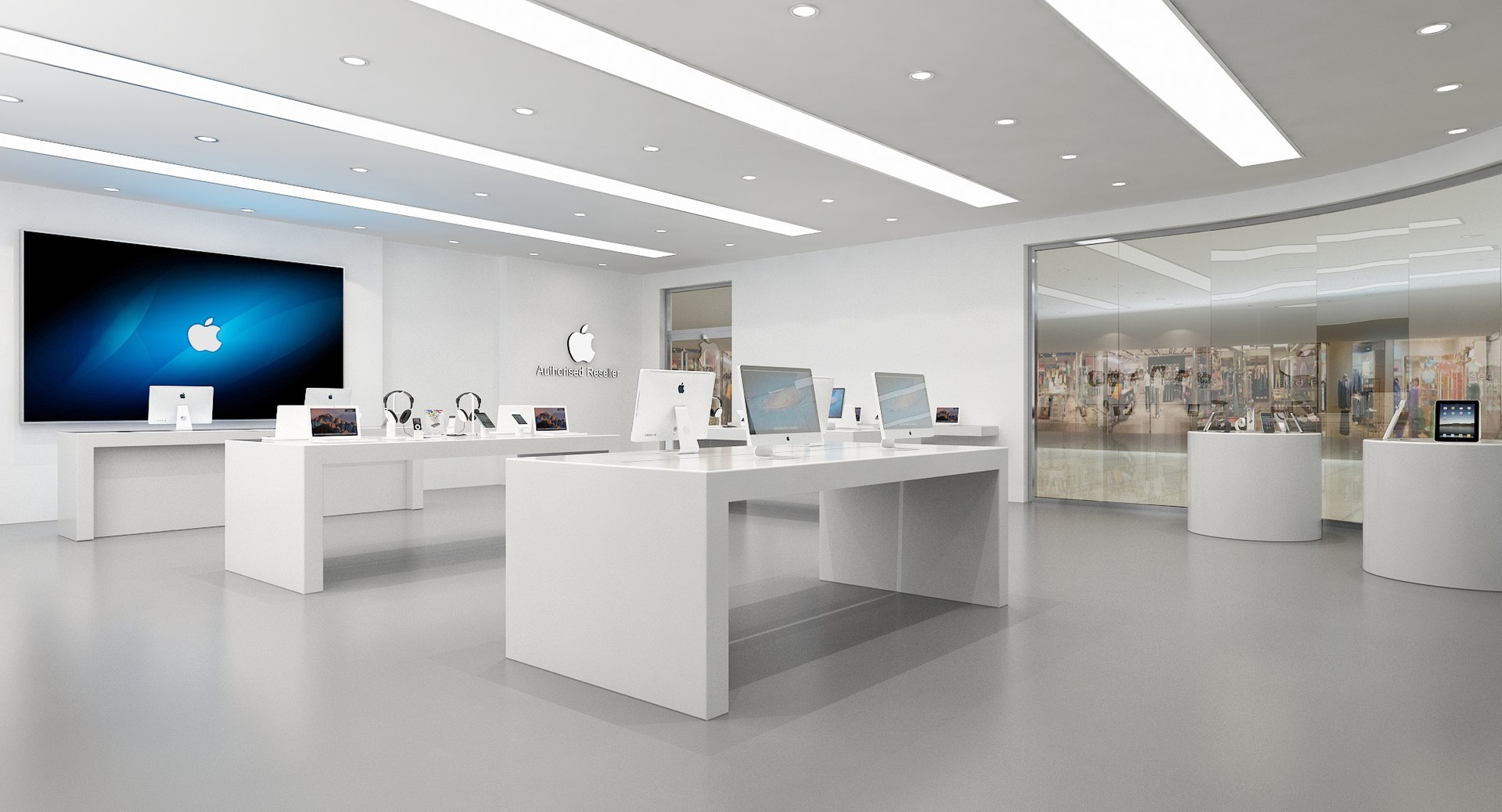 Apple Store Interior 05 3D - TurboSquid 2083301
