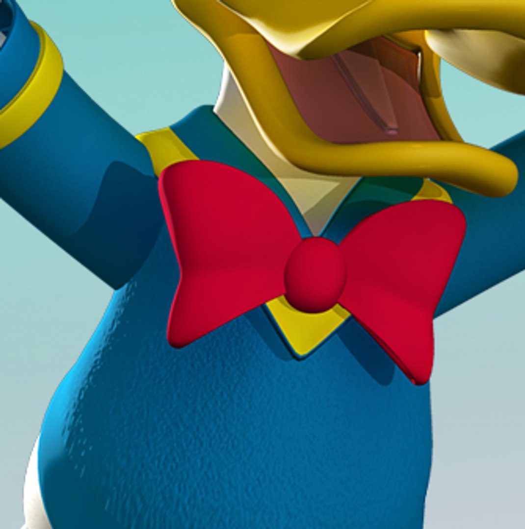 3ds Max Cartoon Duck Donald
