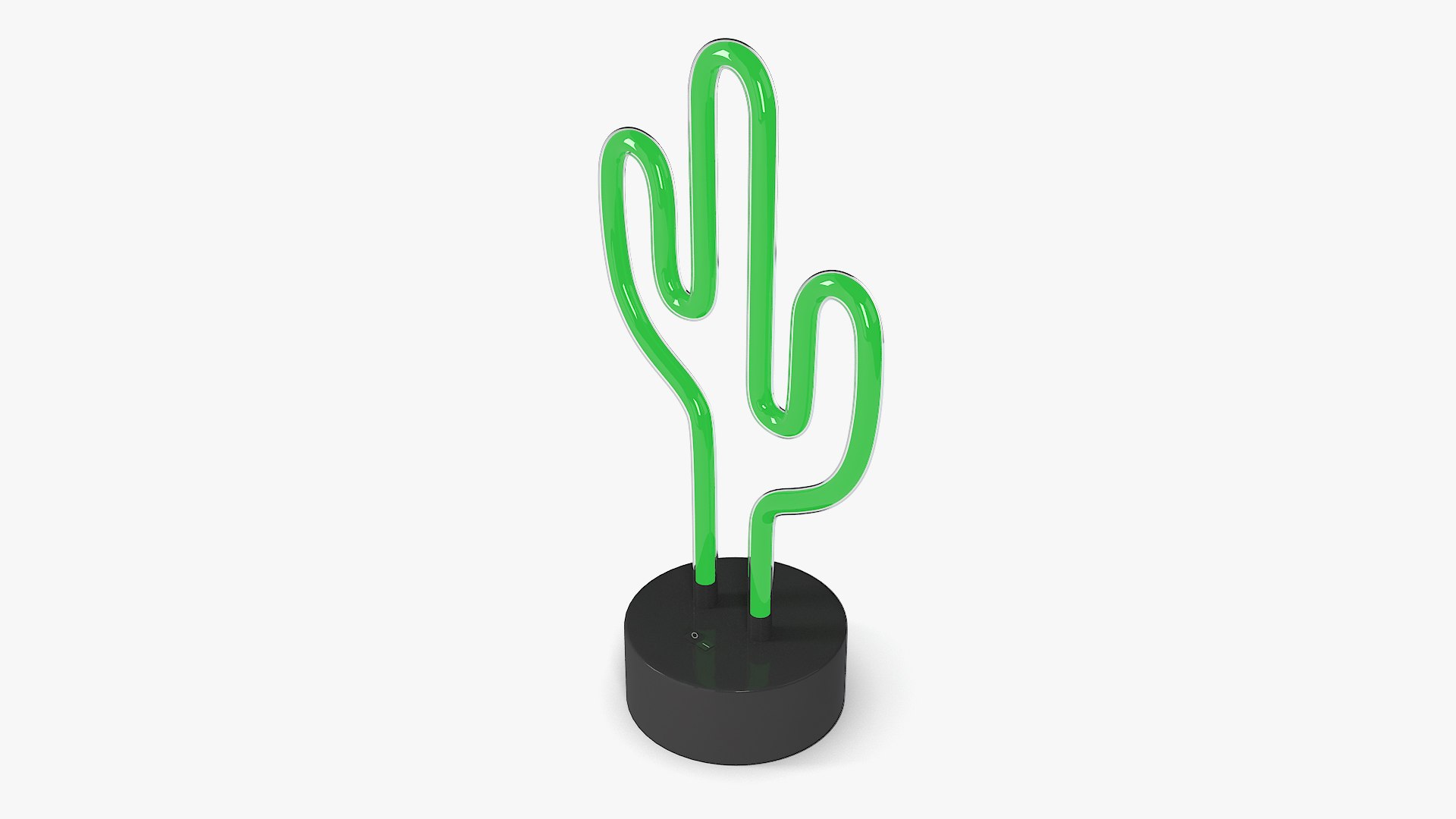 3D Neon Cactus Lamp - TurboSquid 1810569