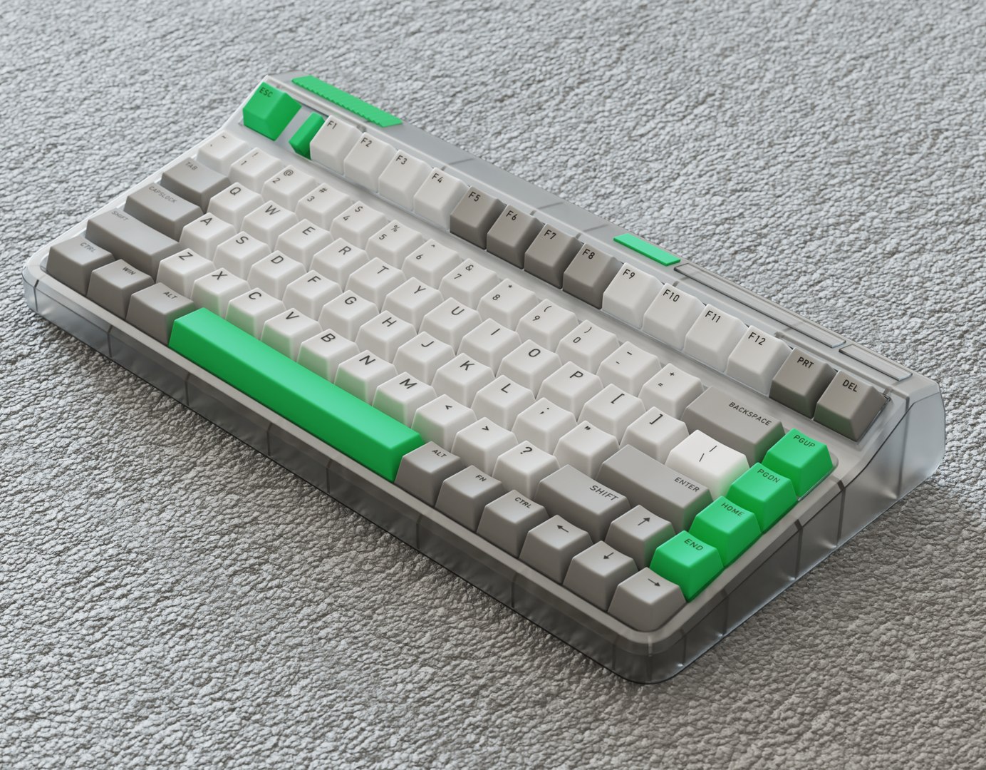 Realistic Keyboard HighQuility Blender 3D Model - TurboSquid 2239173