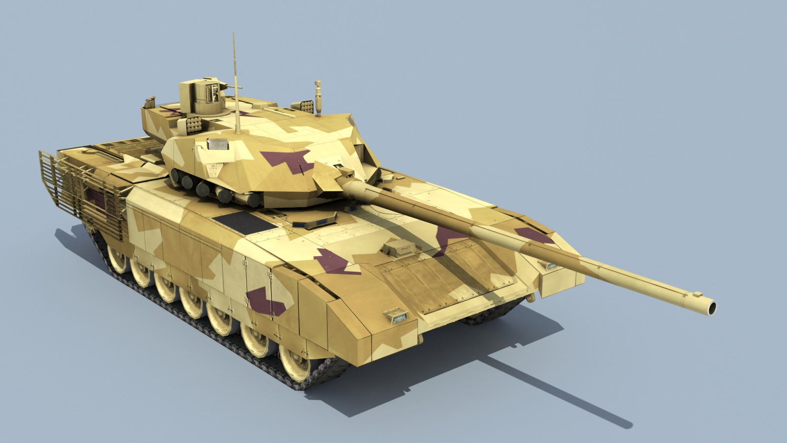 3d russian armata t-14 battle tank model