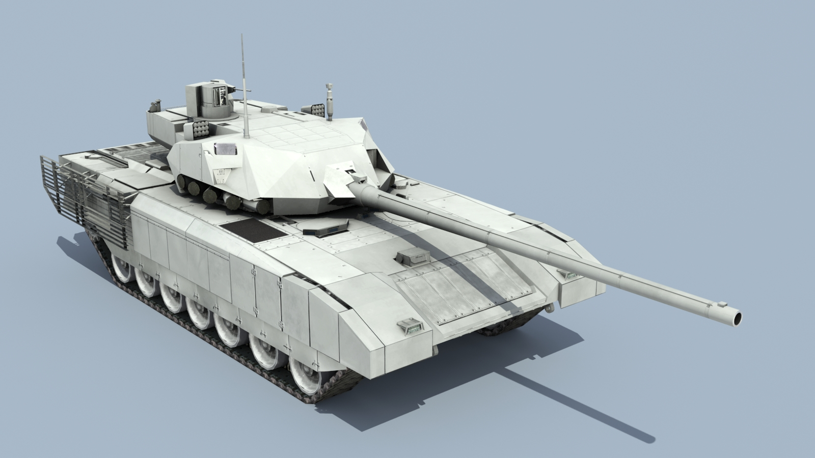 3d russian armata t-14 battle tank model