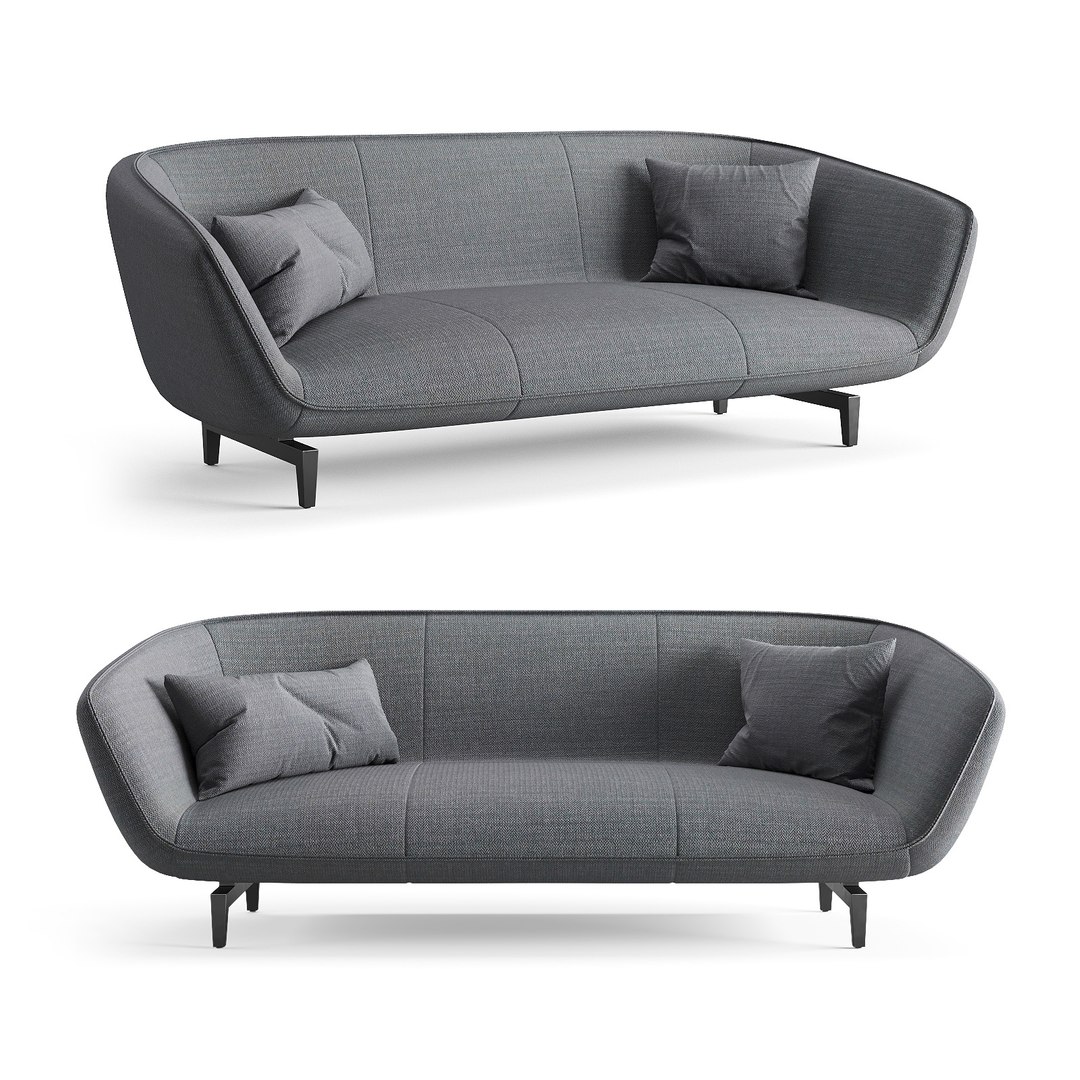 3D Benedict Sofa - TurboSquid 1476003