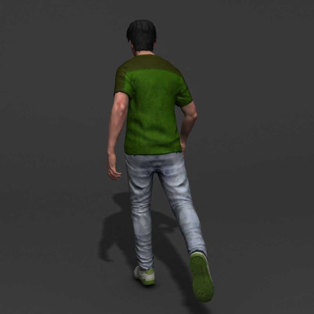 Obj Rigged Character