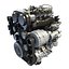 S60 T6 Drive-e Petrol Engine 3d Model