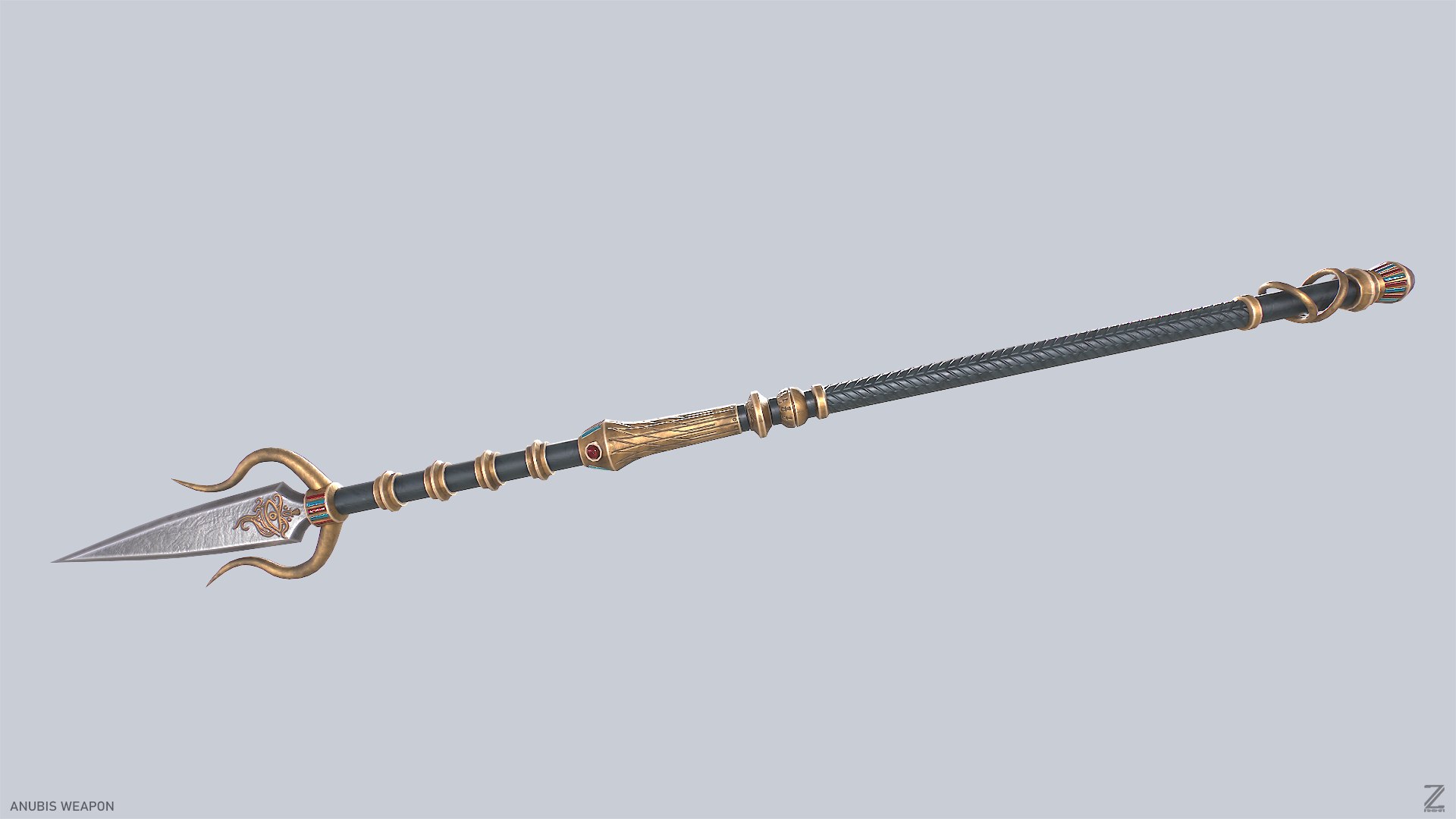 Anubis Weapon 3D Model - TurboSquid 2413604