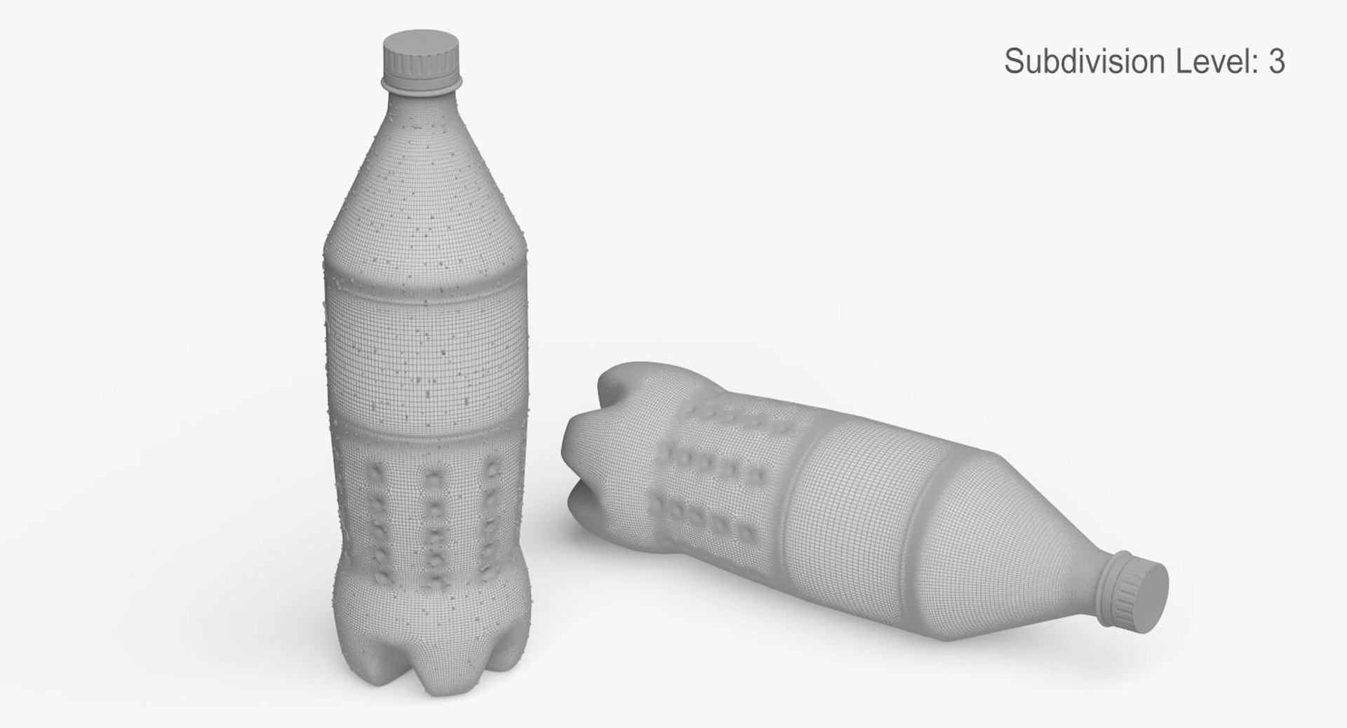 3D Plastic Bottle Sprite 1l Model - TurboSquid 1280808