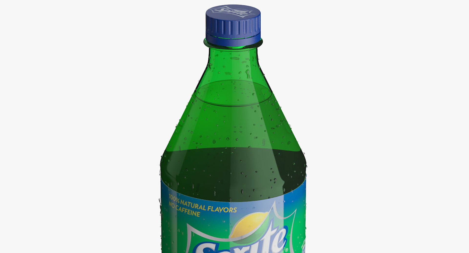 3D Plastic Bottle Sprite 1l Model - TurboSquid 1280808