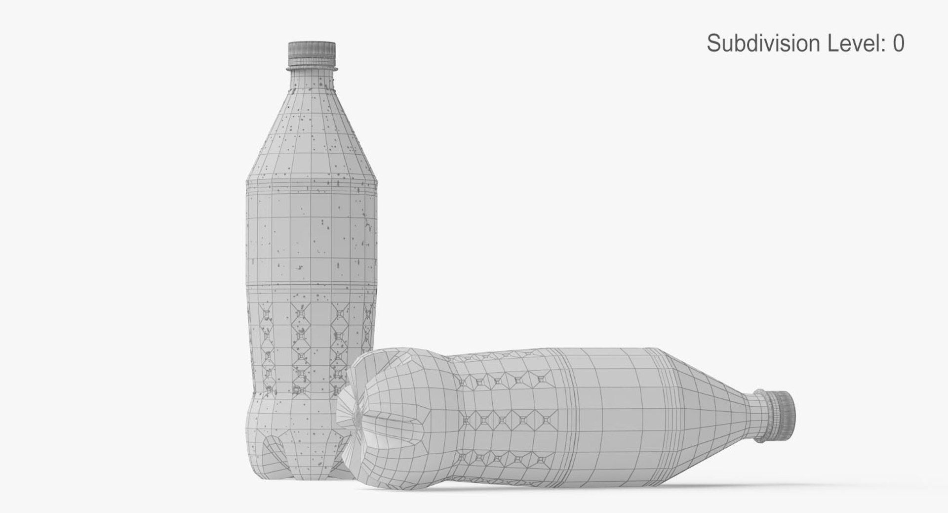 3D Plastic Bottle Sprite 1l Model - TurboSquid 1280808