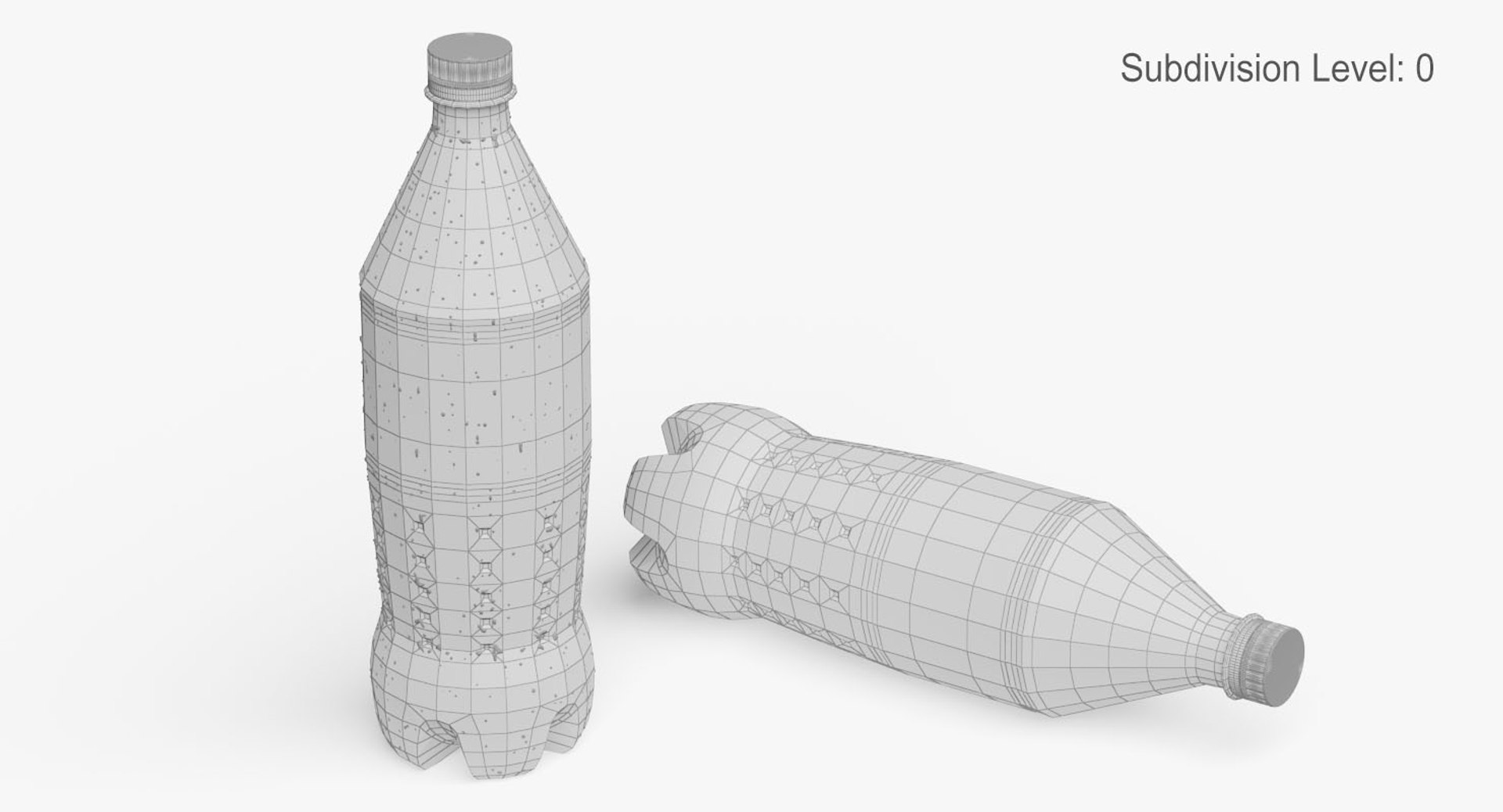 3D Plastic Bottle Sprite 1l Model - TurboSquid 1280808