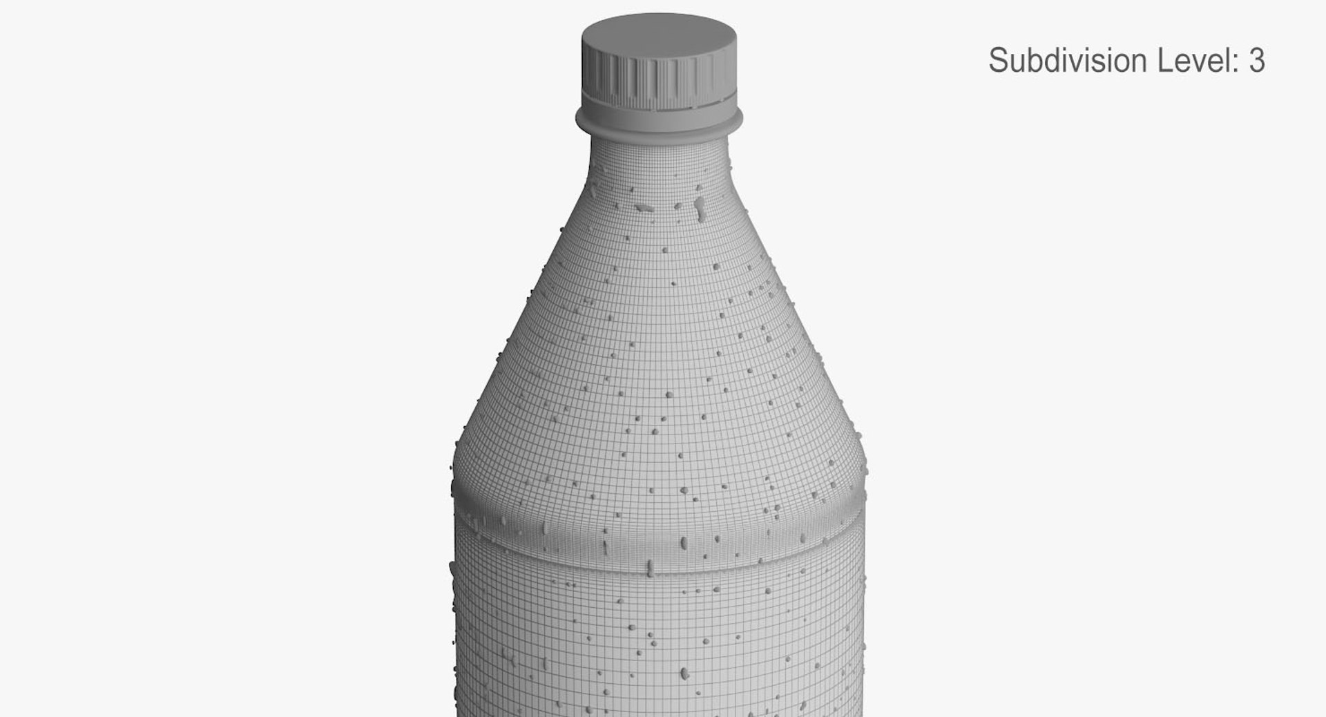 3D plastic bottle sprite 1l model - TurboSquid 1280808