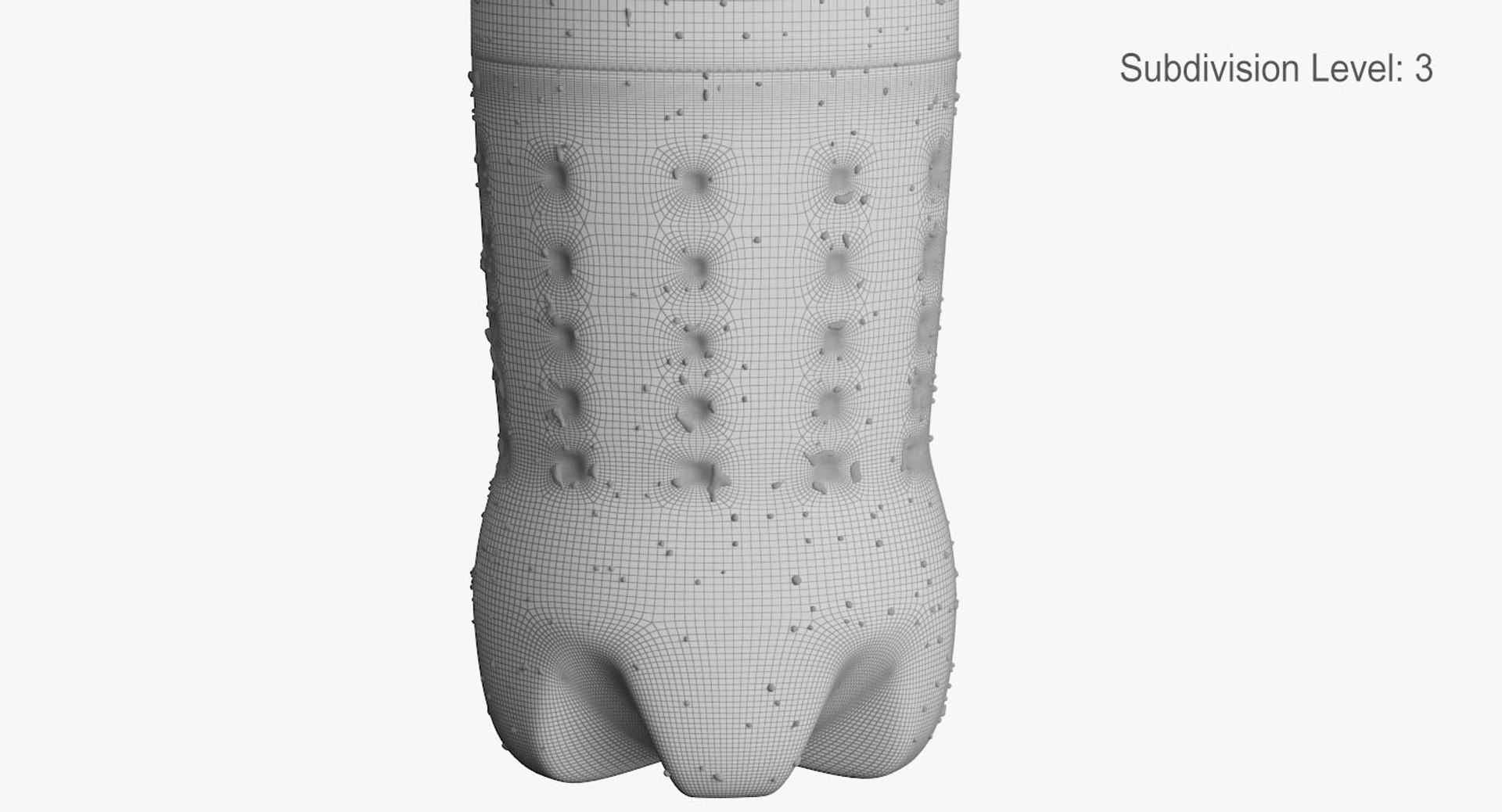 3D plastic bottle sprite 1l model - TurboSquid 1280808