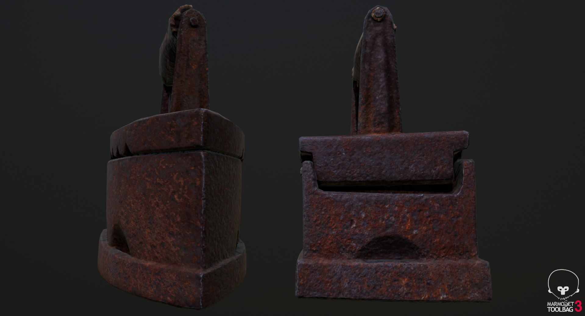 3D iron pbr model - TurboSquid 1268817
