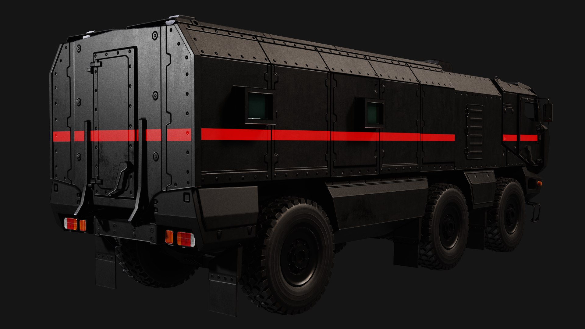 Kamaz Typhoon Truck 3D Model - TurboSquid 1819728