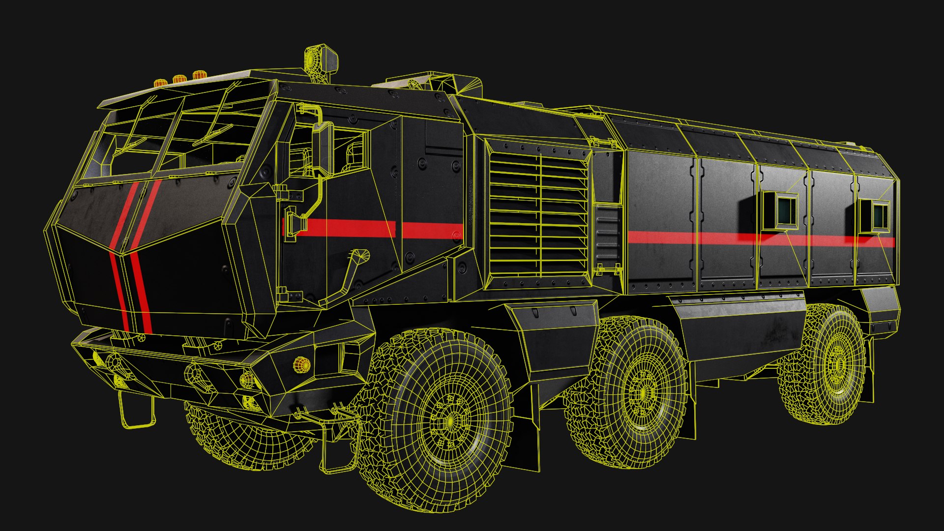 Kamaz Typhoon Truck 3D Model - TurboSquid 1819728
