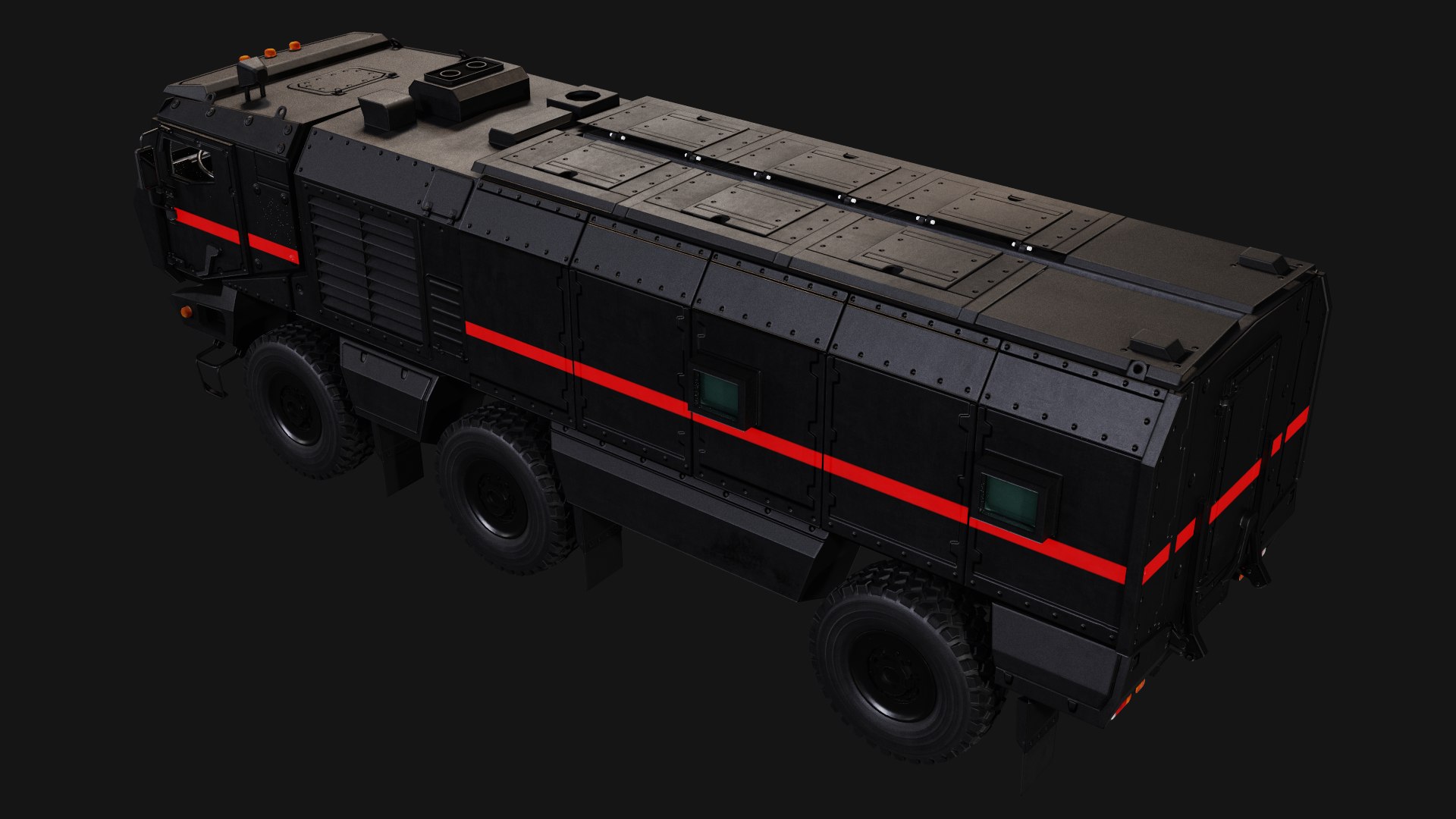 Kamaz Typhoon Truck 3D Model - TurboSquid 1819728