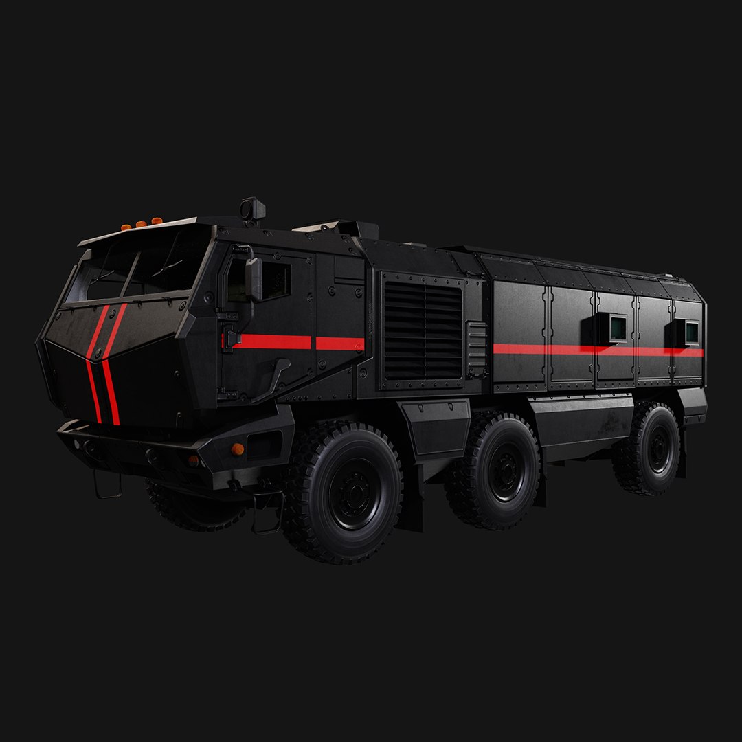 Kamaz Typhoon Truck 3D Model - TurboSquid 1819728