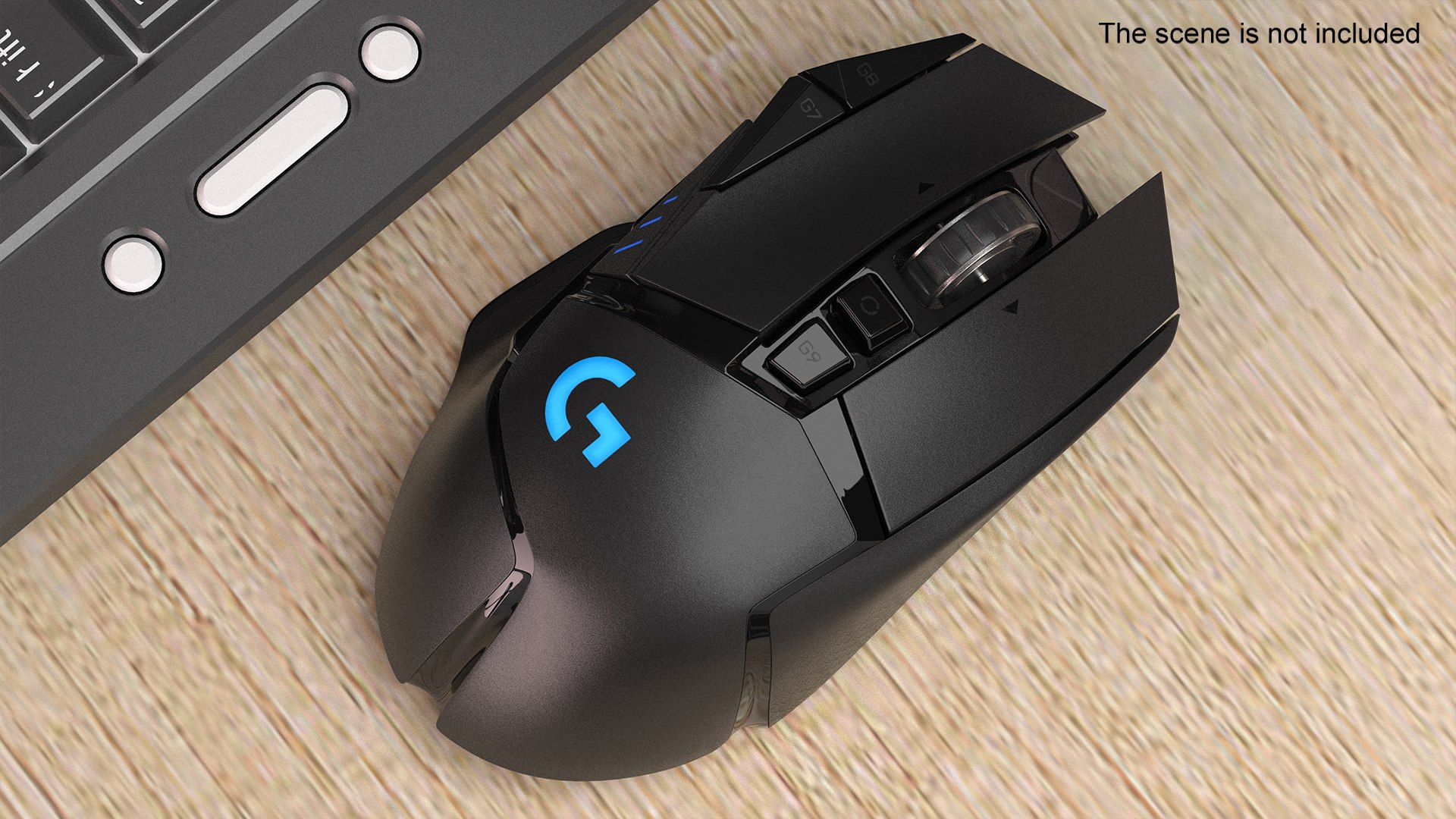 Wireless Gaming Mouse Logitech G502 3D - TurboSquid 2127802