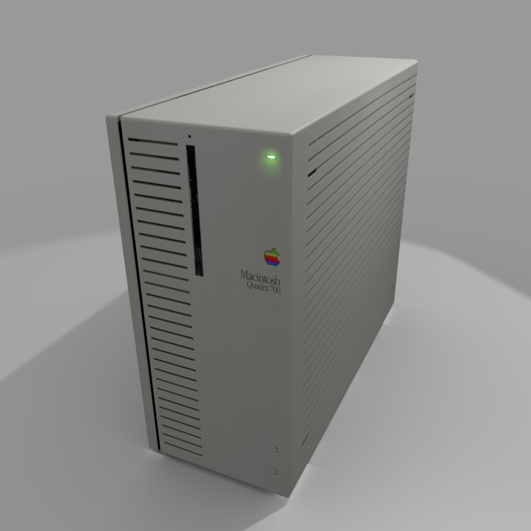 Apple Quadra 700 3d Model