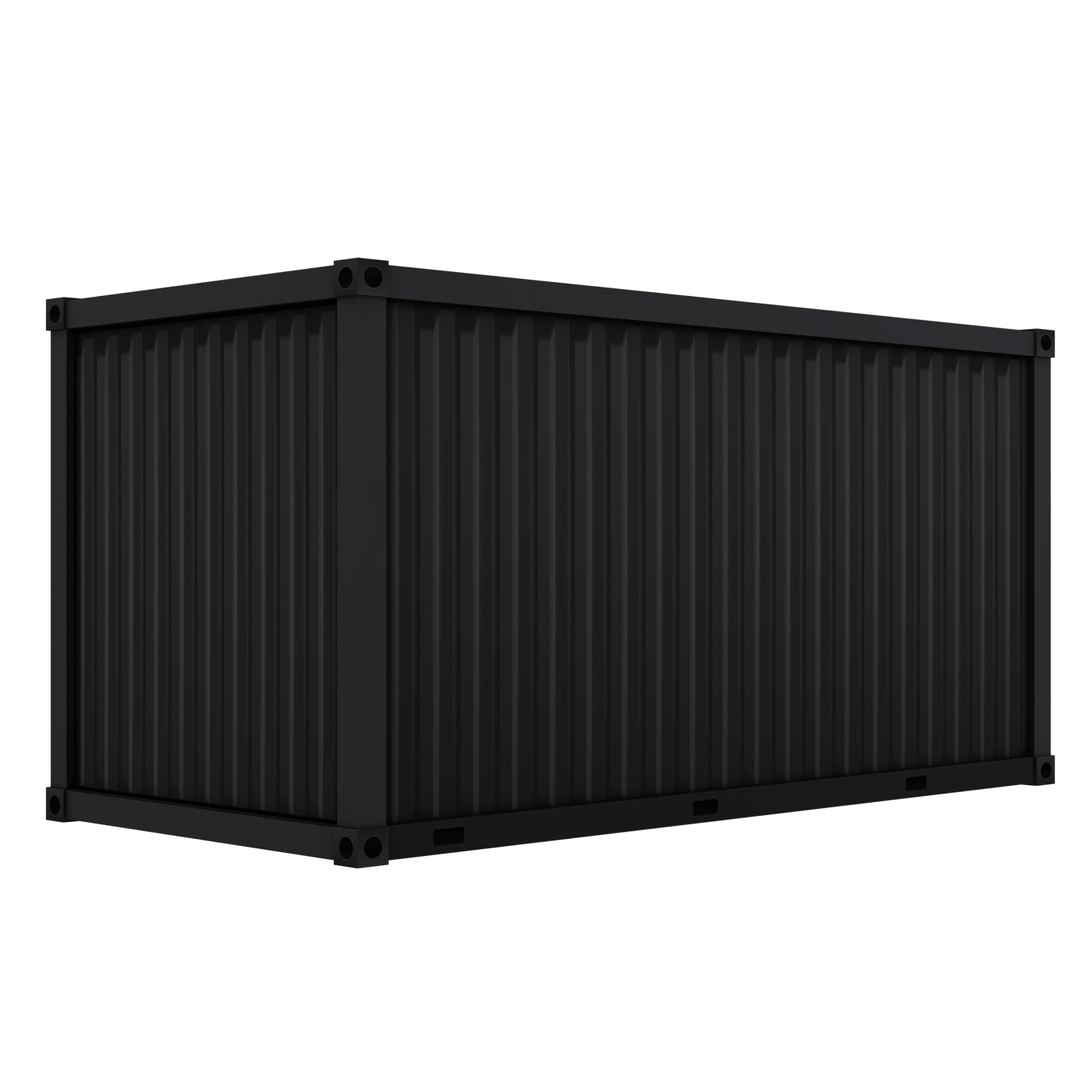 3D cartoon cargo container - TurboSquid 1474937