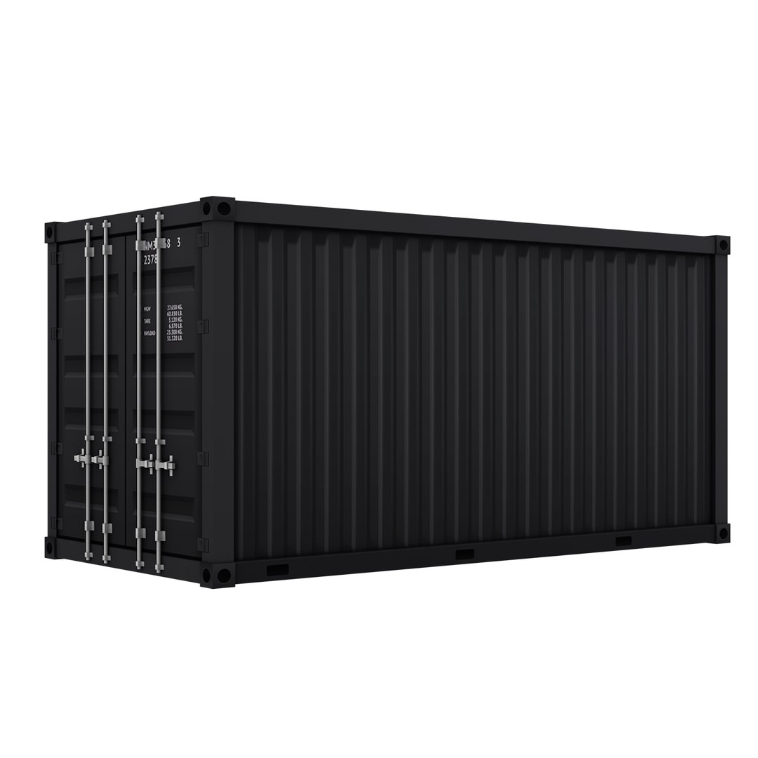 3D cartoon cargo container - TurboSquid 1474937
