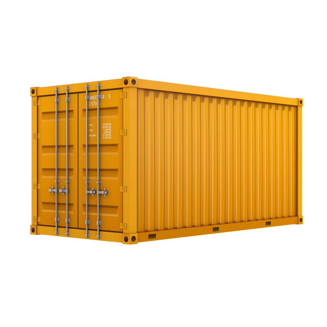 3D Cartoon Cargo Container - TurboSquid 1474937