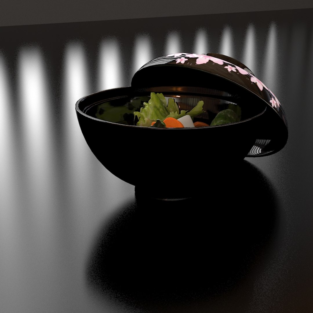 3d 7 Vegetable Soup Model
