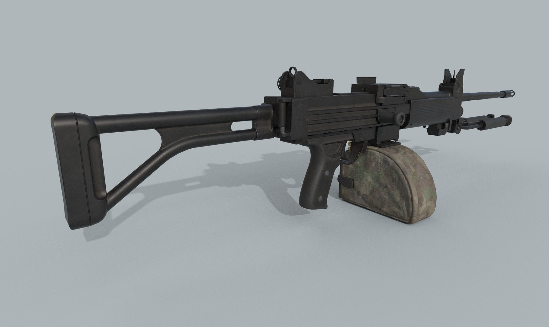 Negev Machine Gun 3D - TurboSquid 2219696