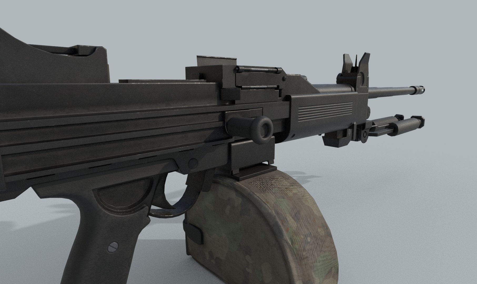 Negev Machine Gun 3D - TurboSquid 2219696