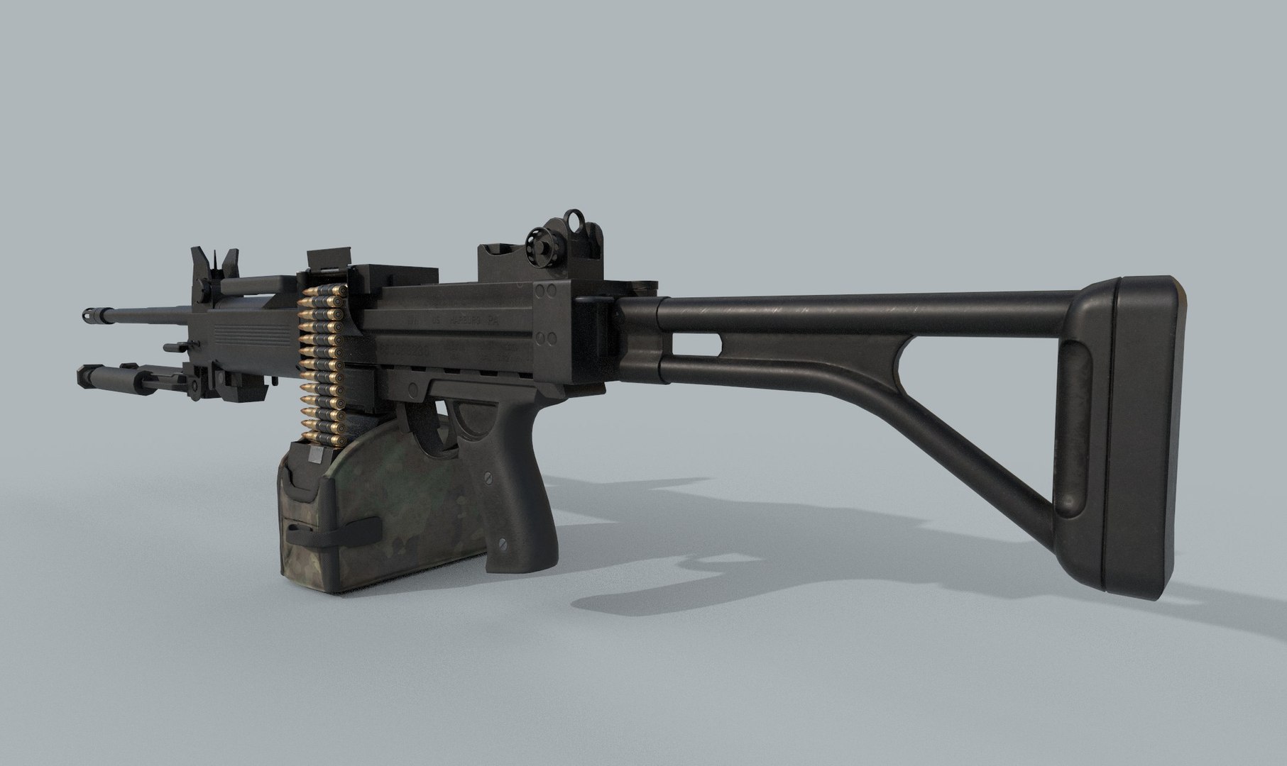 Negev Machine Gun 3D - TurboSquid 2219696
