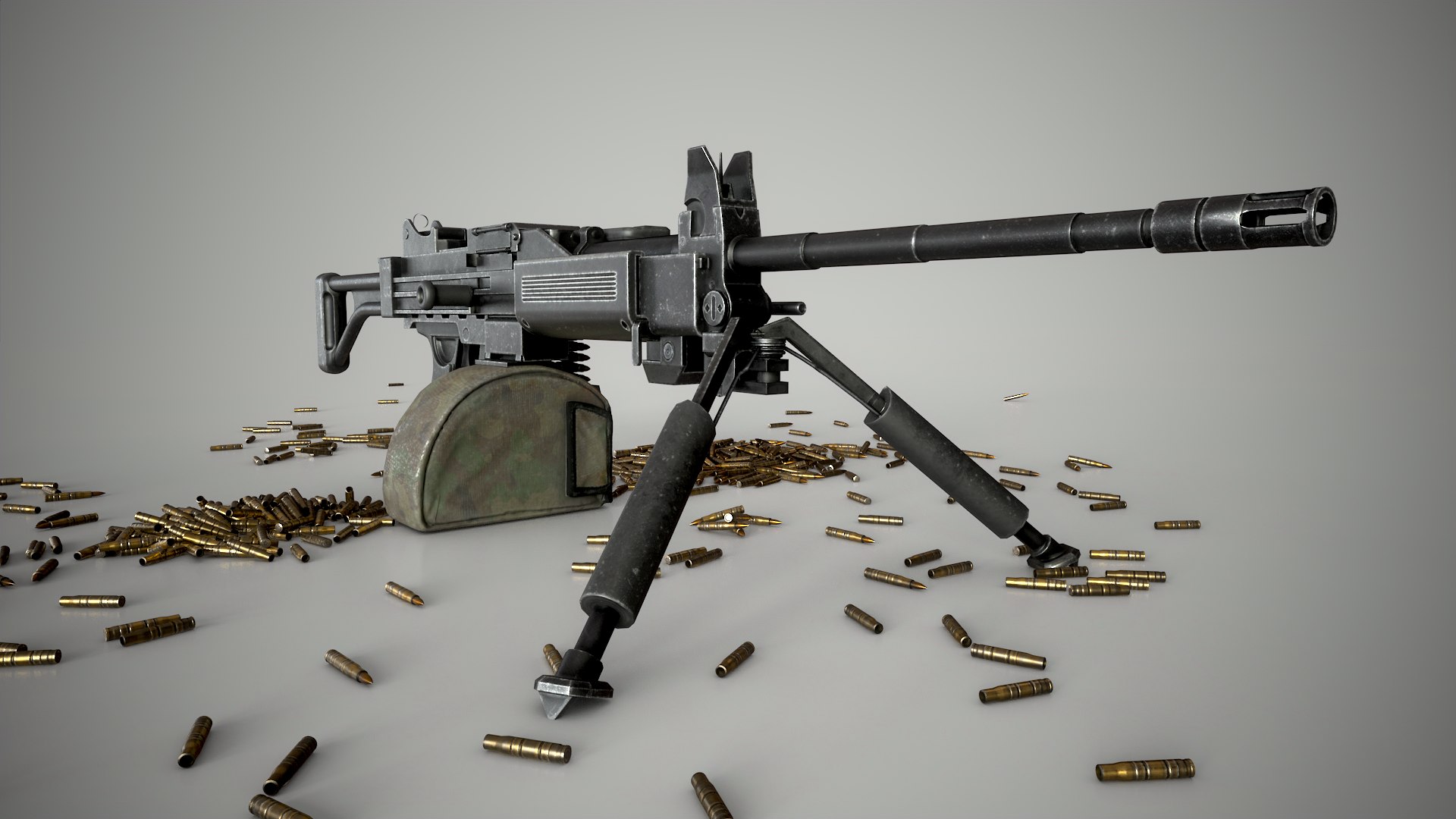 Negev Machine Gun 3D - TurboSquid 2219696
