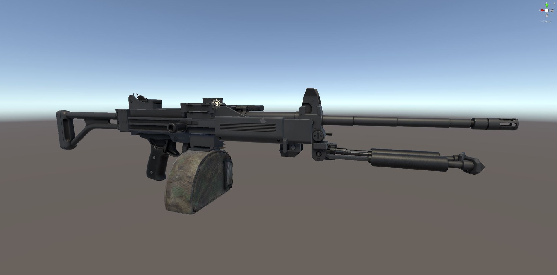 Negev Machine Gun 3D - TurboSquid 2219696