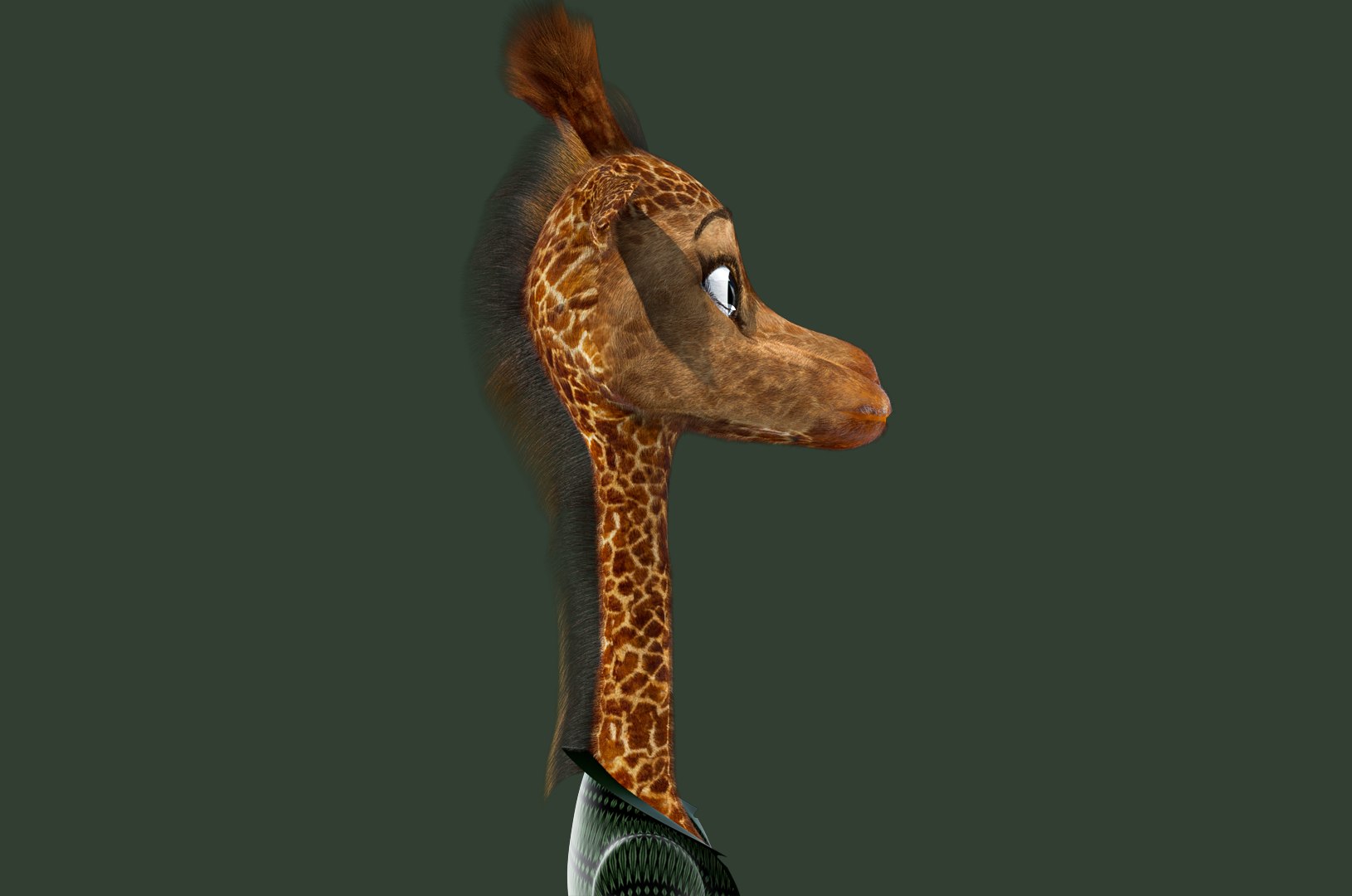 Cartoon Giraffe Rigged 3D Model - TurboSquid 2006634