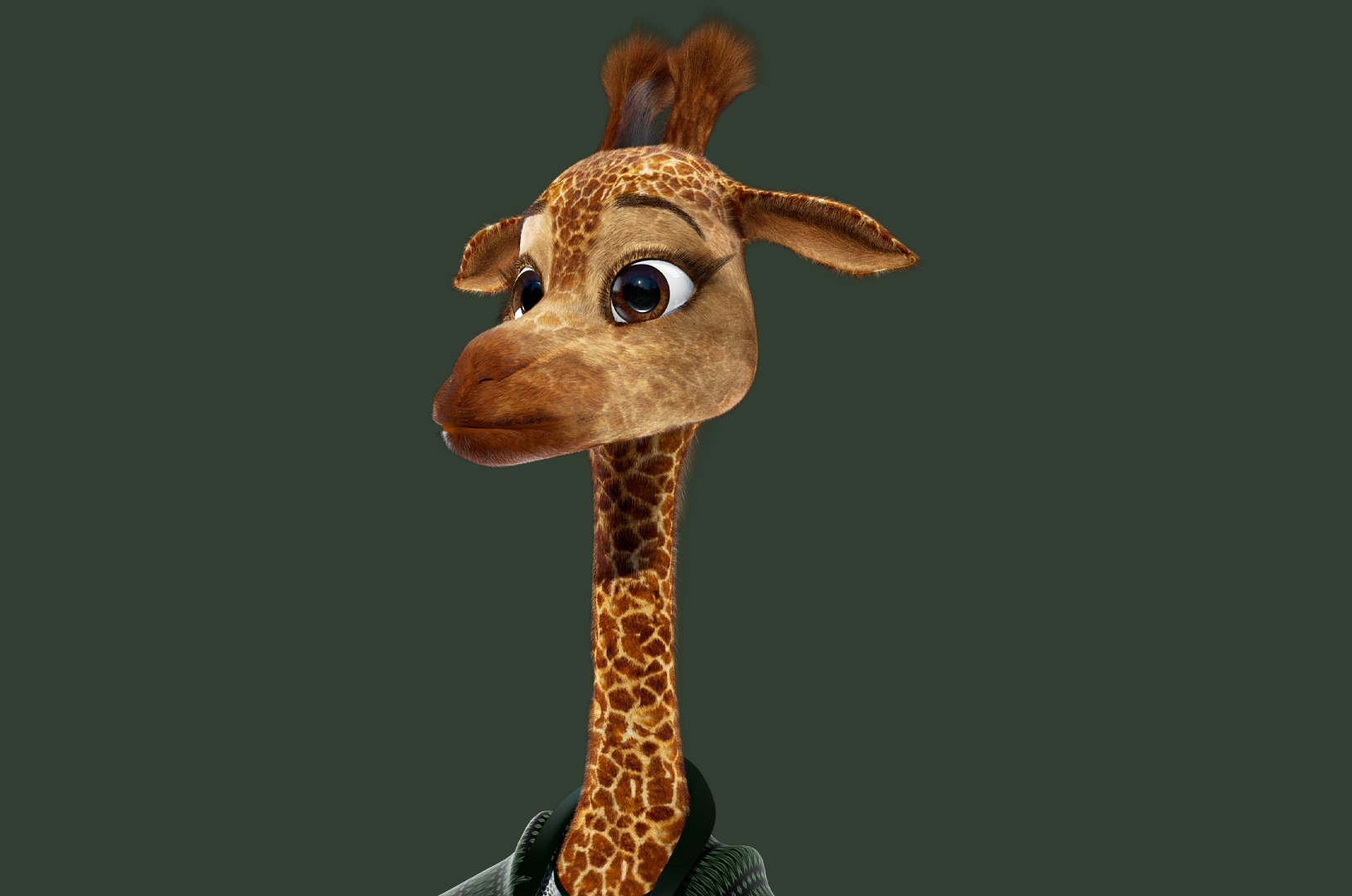 Cartoon Giraffe Rigged 3D Model - TurboSquid 2006634