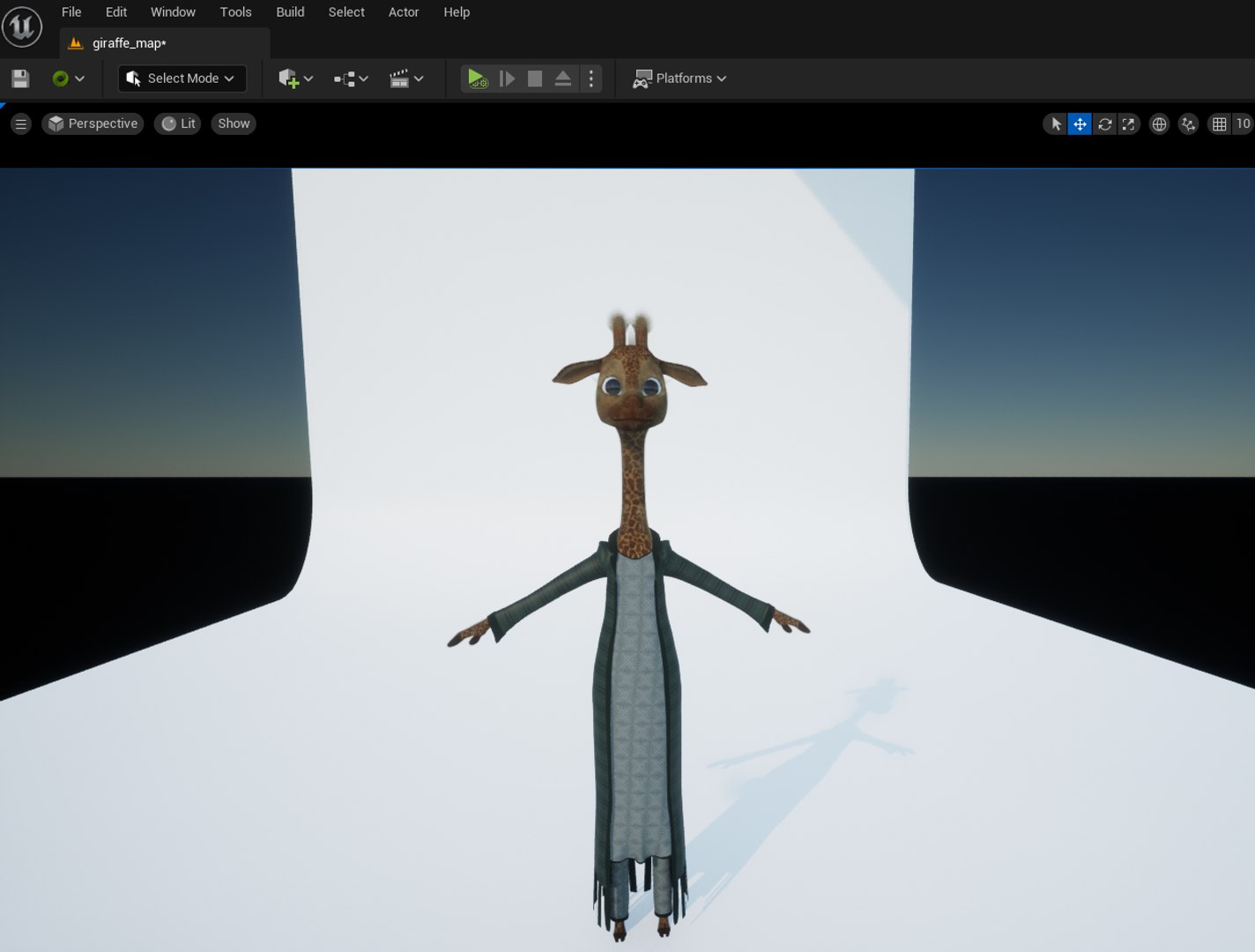 Cartoon Giraffe Rigged 3D Model - TurboSquid 2006634
