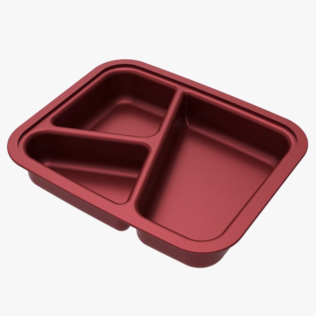3D Lunch Plate Model - TurboSquid 2298379