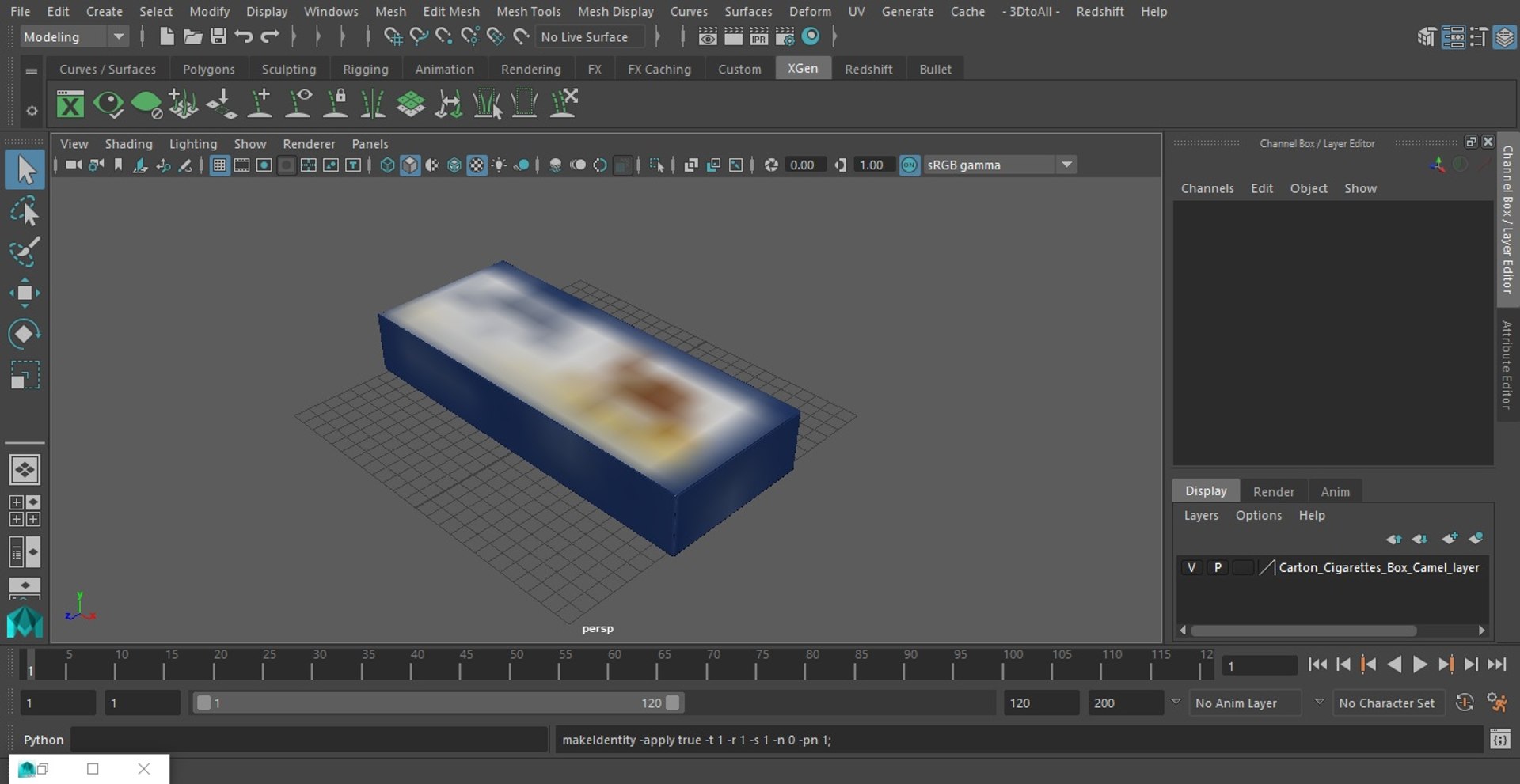 Carton Cigarettes Box Camel 3D - TurboSquid 1943620