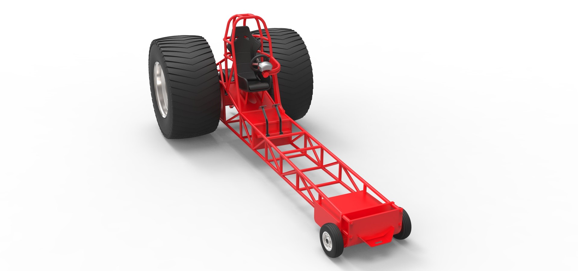 3D Tractor Pulling Chassis - TurboSquid 1380631