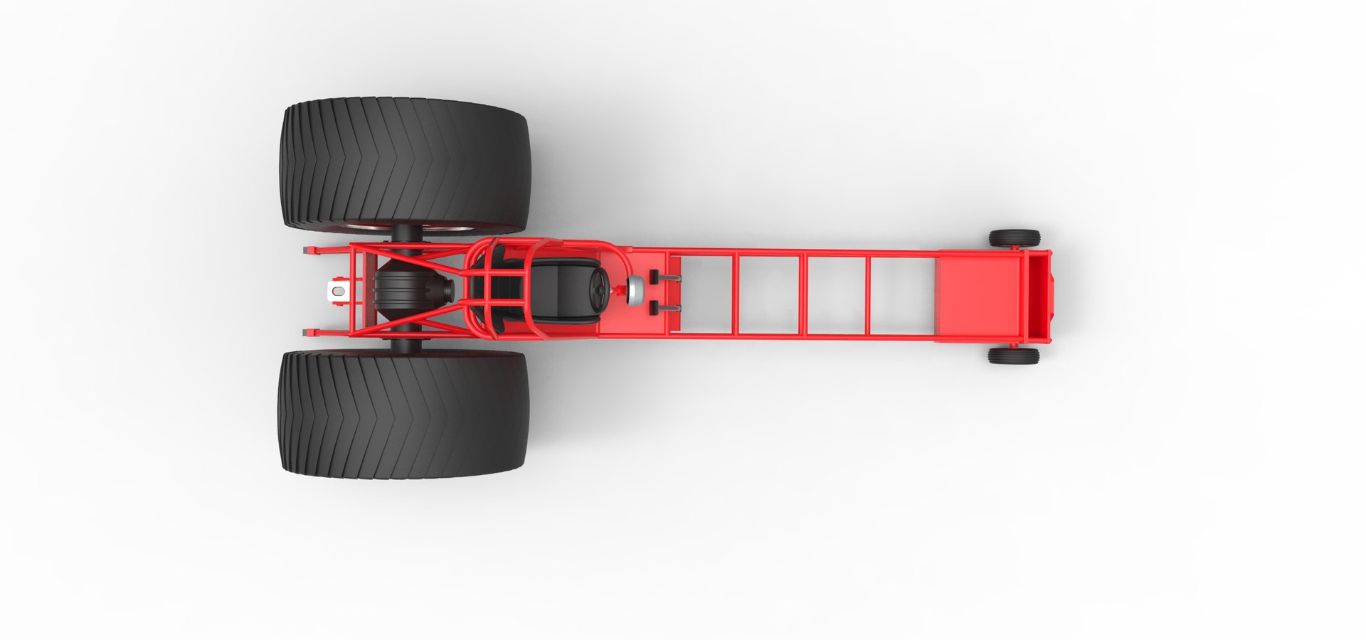 3D Tractor Pulling Chassis - TurboSquid 1380631