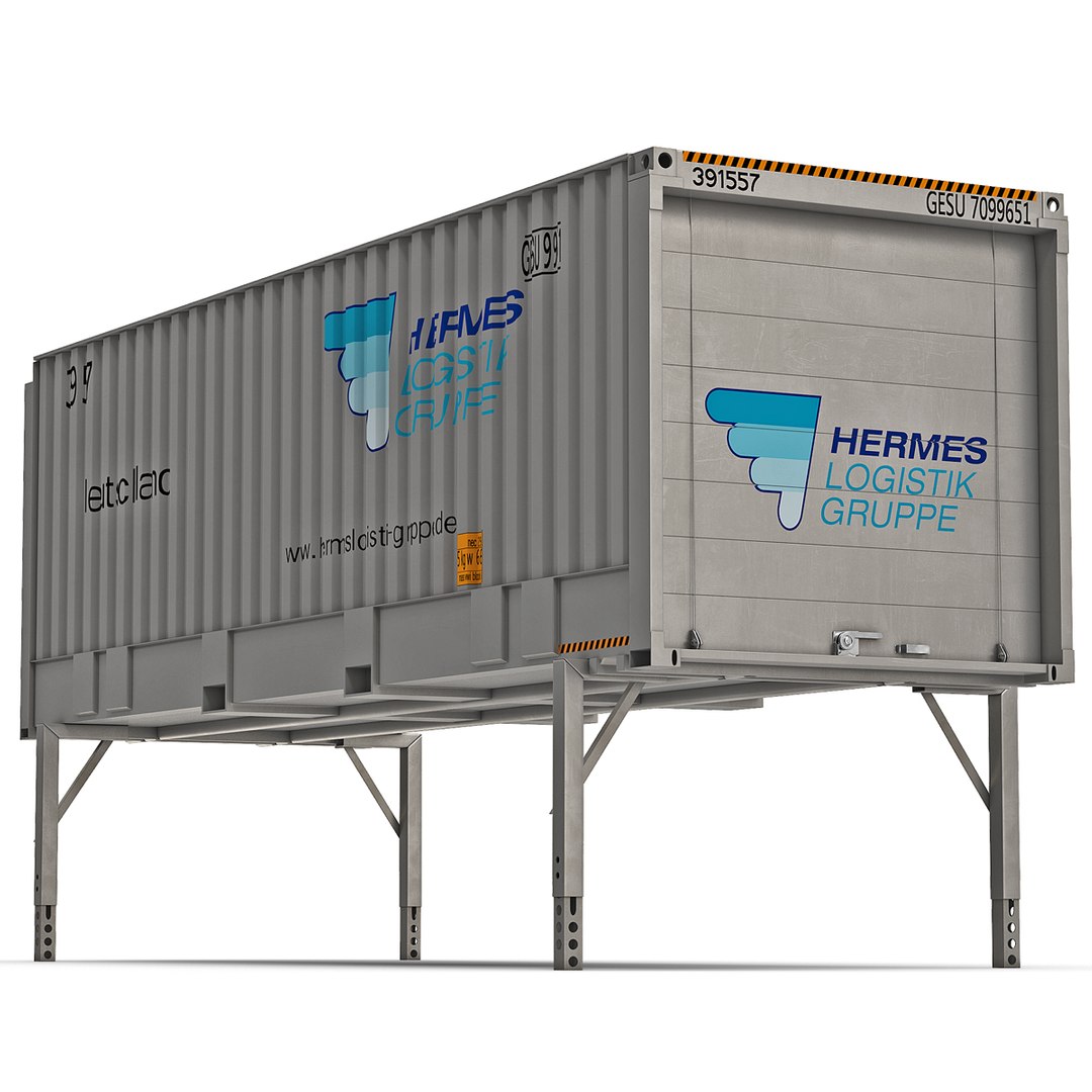 Swap Body Container Iso 3d Model