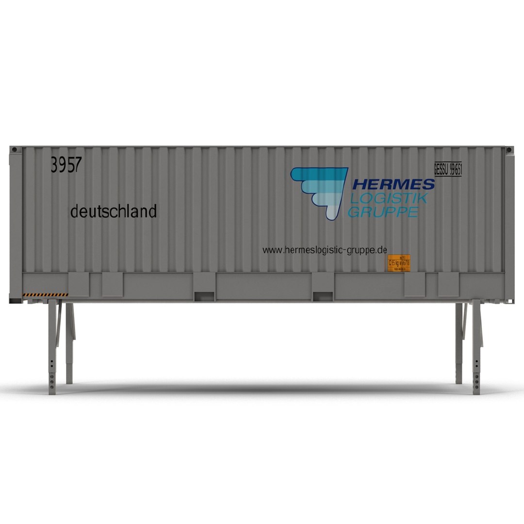 Swap Body Container Iso 3d Model