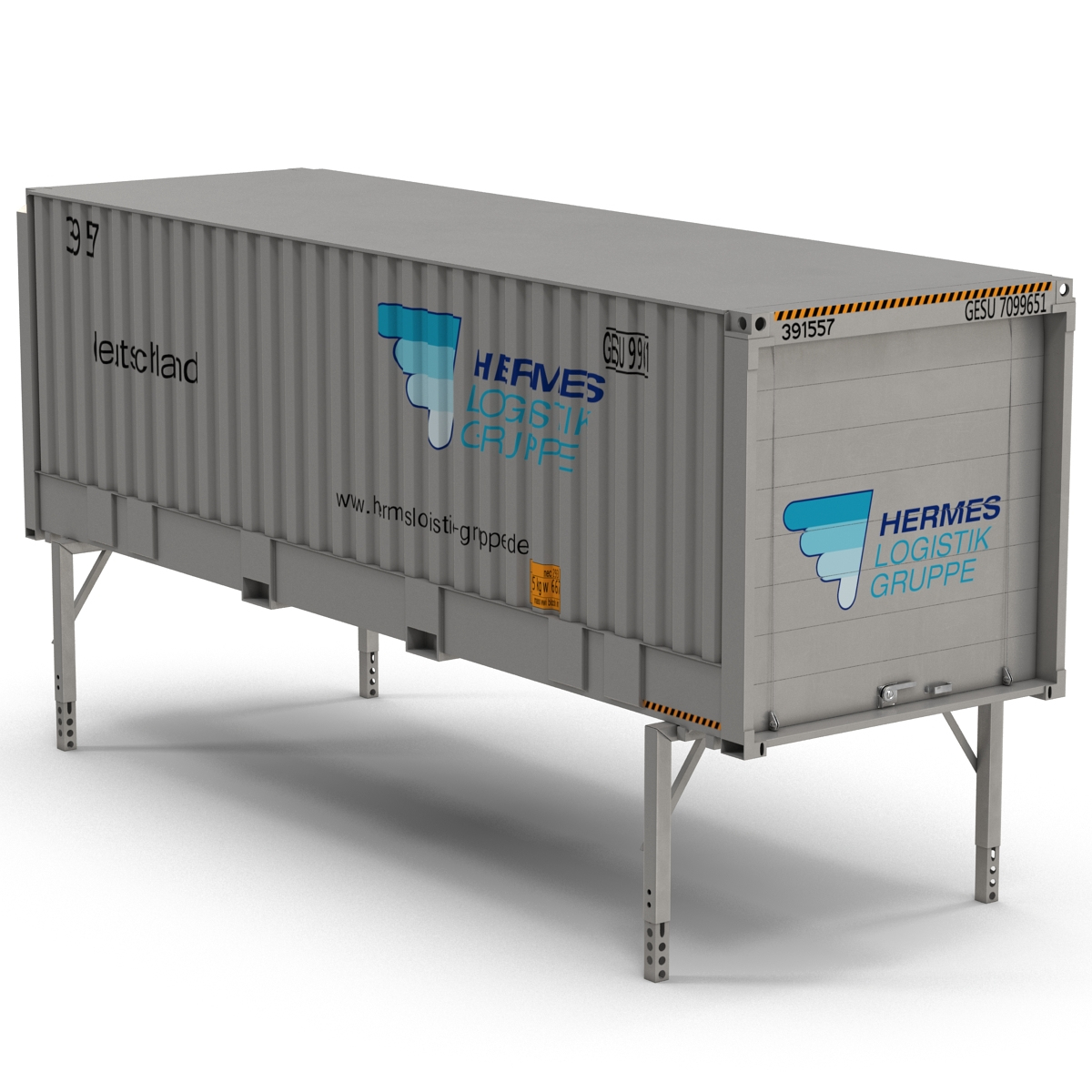 modelo 3d Swap Body Container ISO Modelo 3D - TurboSquid 930476