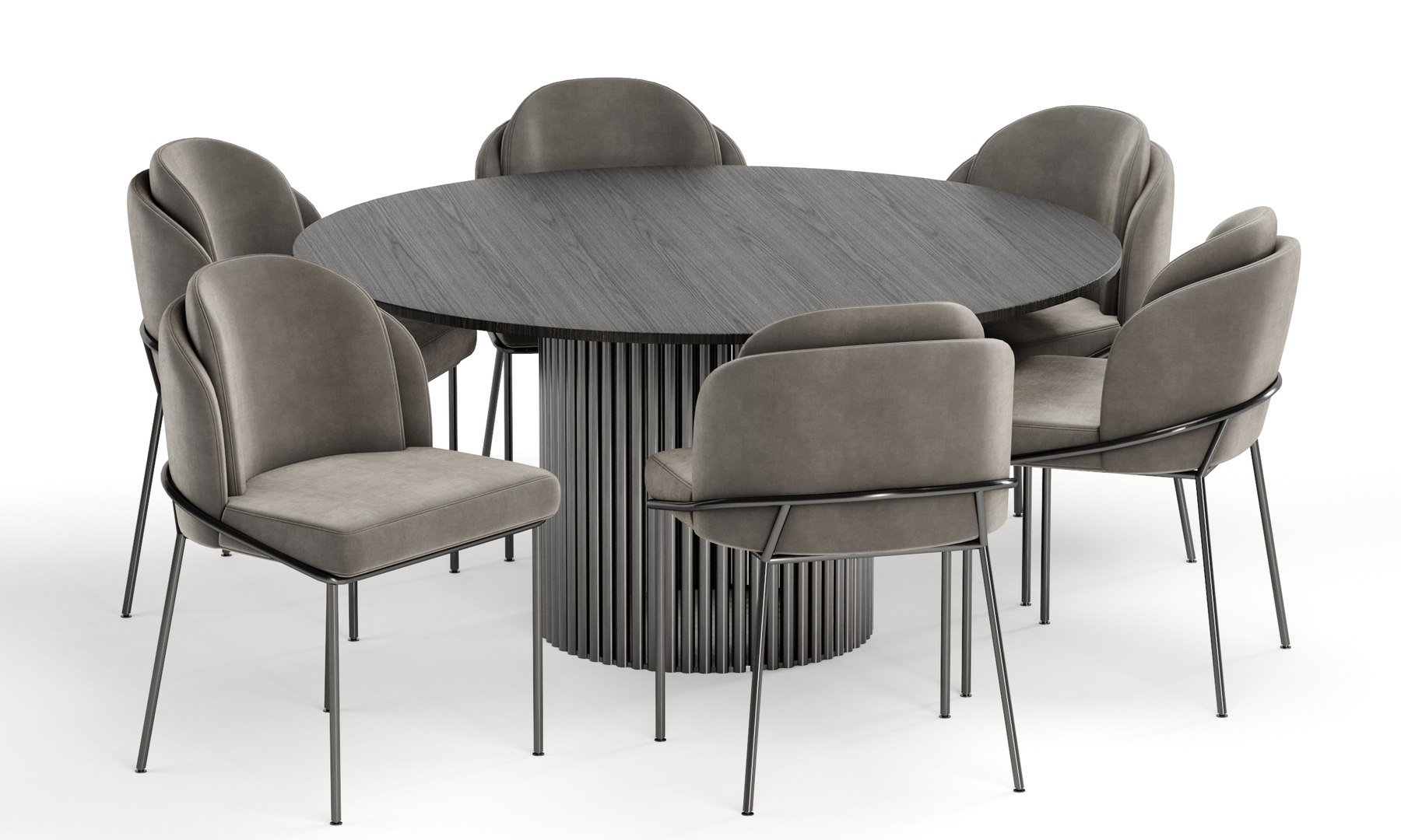 Dinning Set 01 3D Model - TurboSquid 2200271